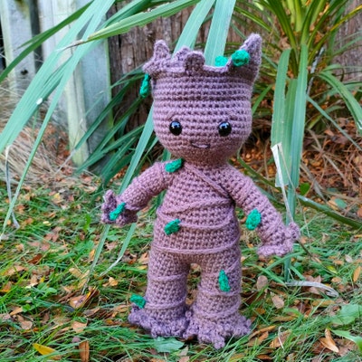 Baby Groot Amigurumi Crochet Pattern - Etsy
