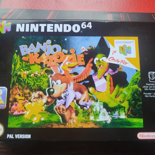 Nintendo 64 Banjo Kazooie Box - Etsy