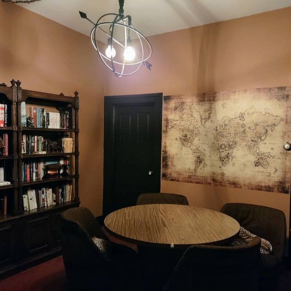 Ancient Map Wall Mural, OLD MAP WALLPAPER, Eco Certified Décor, Peel ...