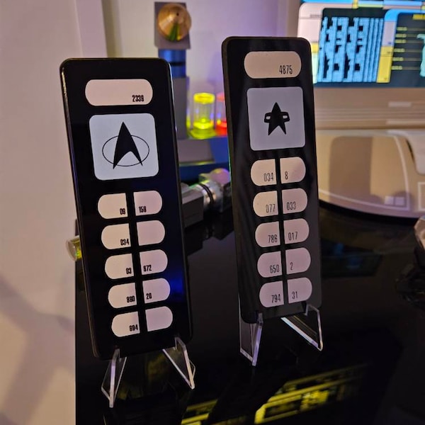 Trek TNG Prop Tricorder Mark VII Labels Grafik Sticker Set Für ...