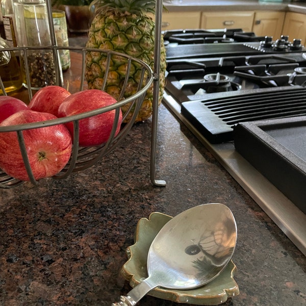 Custom Spoon Rest, Personalized Cookware, Kitchen Utensil Holder ...