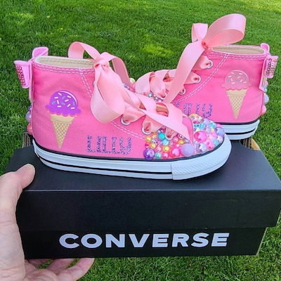 Donut Converse, Personalized, Donut Grow Up, Ice Cream Cone, Sprinkles ...