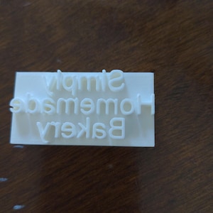 Personalized Plaque Shaped Cookie Cutter With Name Imprint - Etsy