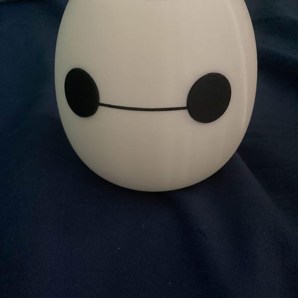 Baymax Planter: 3D Printed Big Hero 6 Desk Organizer - Etsy
