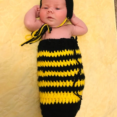 Newborn Bumblebee Prop, Baby Shower Gift, Bug Theme Nursery, Bee ...