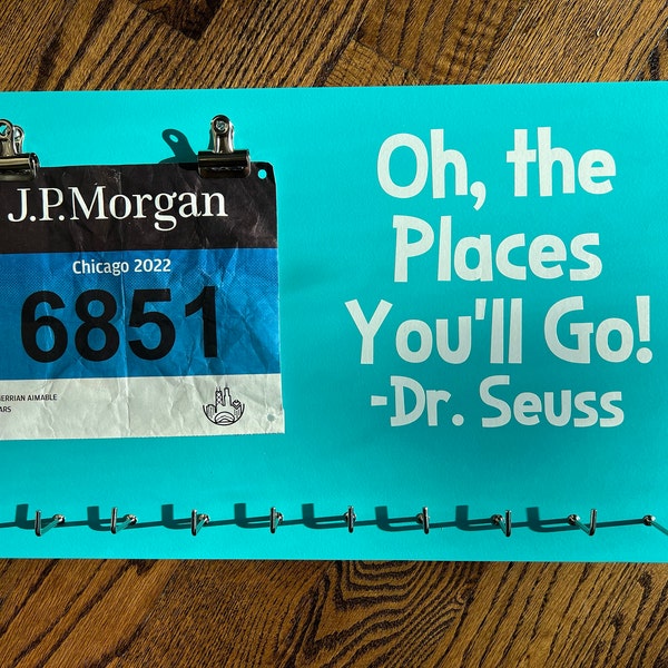 Customizable Single Bib Medal Holder Medal Display Rack - You Design It ...