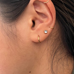 18G/20G 5mm SUPER TINY Cartilage Hoop 5mm Hinged Clicker | Etsy