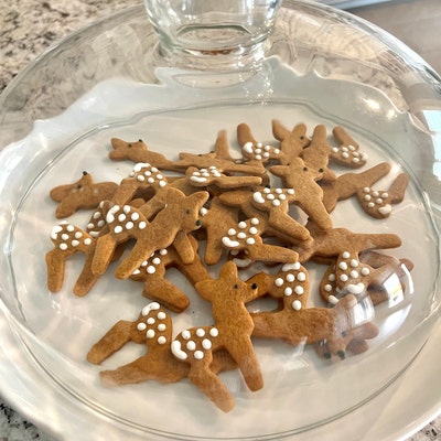 Gingerbread Deer Cookies 2 Dozen Cookies - Etsy