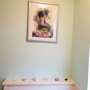 Beautiful Black MERMAID Art Print African American Mermaid - Etsy