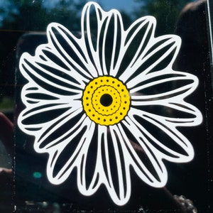 Daisy Vinyl Decal Daisy Car Decal Daisy Decal Daisy Sticker Daisy Gift ...