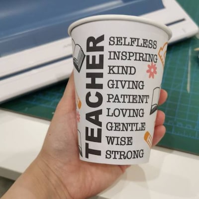 6 Sizes Paper Cup Wrapper Template, Bundle Cup Wrapper Template, Paper ...