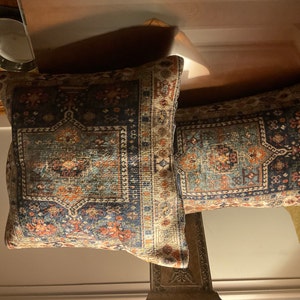 Boho Pillow Bench Cushion Mini Pillow Cover Rug Cushion - Etsy