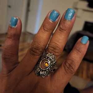 Magical Crystal Ball Ring Witch Ball Ring Fortune Tell Hands - Etsy