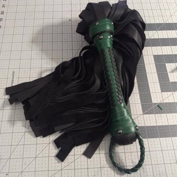Elk Hide Flogger – Leather Flogger – Adult Kink Toy – Custom to Order ...