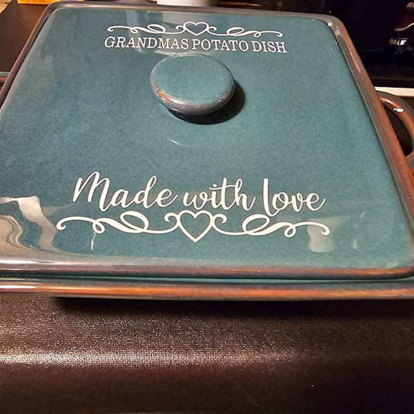 Personalized Made With Love Stoneware - for Her - the Pasta Lover - the ...