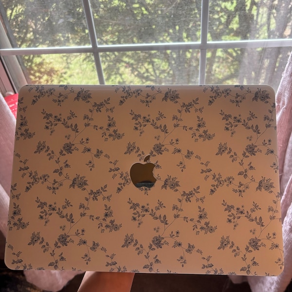 Light Blue Floral MacBook Case New MacBook Pro 13 A2338 MacBook Air 15 ...