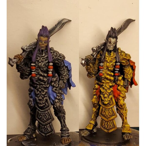 Gith Captain "black Eye" Miniature for Dungeons and Dragons - Etsy