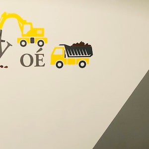 Trucks Decal, Construction Trucks Decals ,excavator Mixer Sticker ...