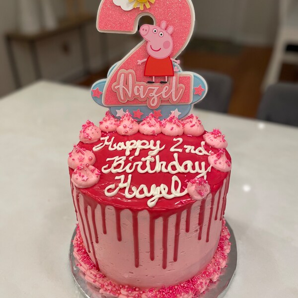 Piggy Cake Topper - Etsy