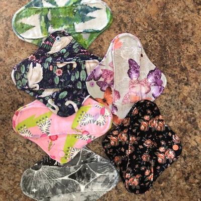 Set of Three 3 Custom Cloth Pantyliners - Etsy