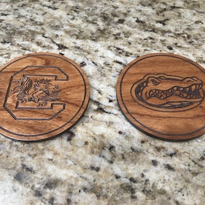 Florida Gators Coaster Crafted From Cherry or Maple Wood University of ...