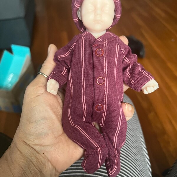 10-11" Custom Reborn Bodysuit Baby Doll Clothes 11" Miniature Bodysuit ...
