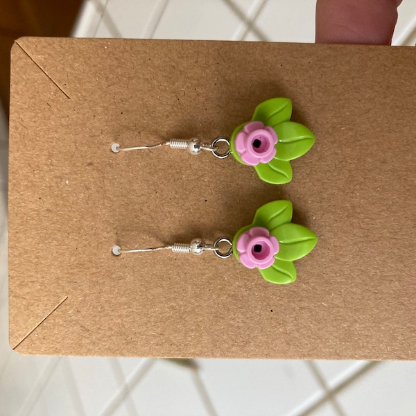 Little Mermaid Earrings, Made From Cute LEGO® Bricks, Disney, Handmade ...