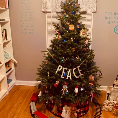 Peace Sign Tree Topper - Etsy