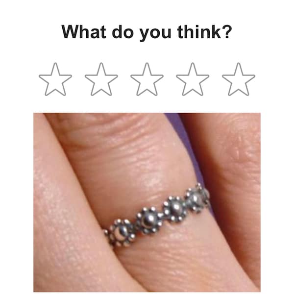 Sterling Silver Ring - Silver Berry Ring - Stacking Ring - Handmade ...