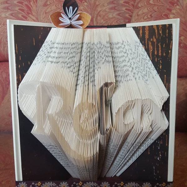 Relax Book Folding Pattern. DIY Gift. Handmade Zen Gift. Create Your ...