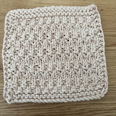 KNITTING PATTERN Ocean Spa Cloth Cloth Dishcloth Pattern Spa Cloth ...