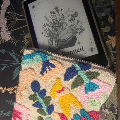 Embroidered Kindle Case Personalized Book Sleeve Book Lover Gift E ...