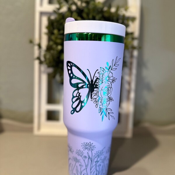 Botanical Split Frame SVG, Engraving, Glowforge, Wild Flower Frame ...