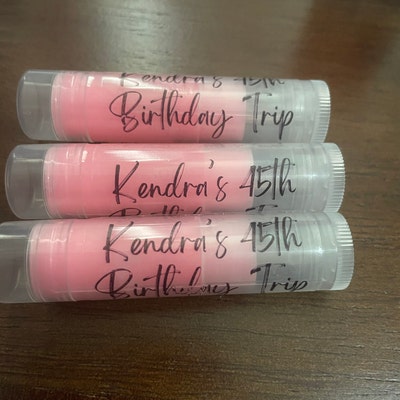 SPA PARTY Personalized Lip Balm Party Favors Blond Girl - Etsy