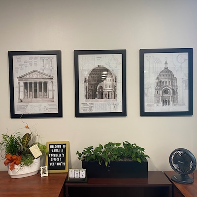 4 Set Classic Architecture Art Prints. Nice Architectural - Etsy