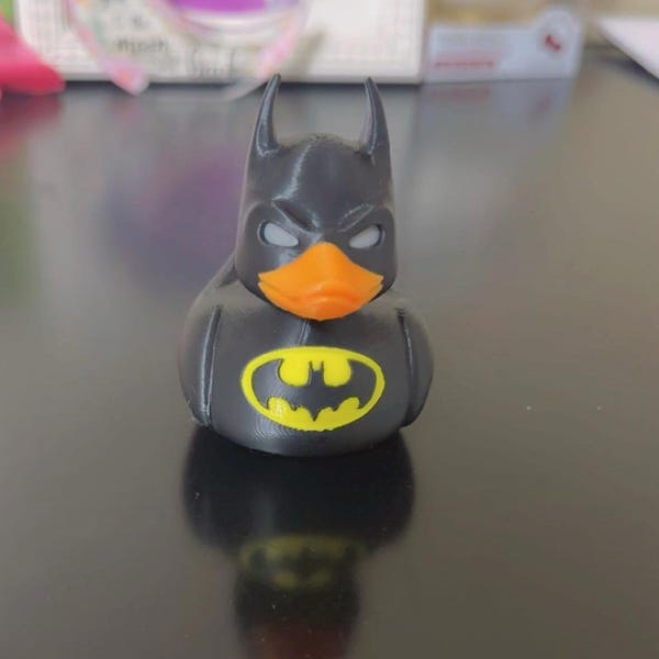 3D Printed Bat Duck Figure: Jeep Duck Cruise Gift 2.5 Inches Tall Hard ...