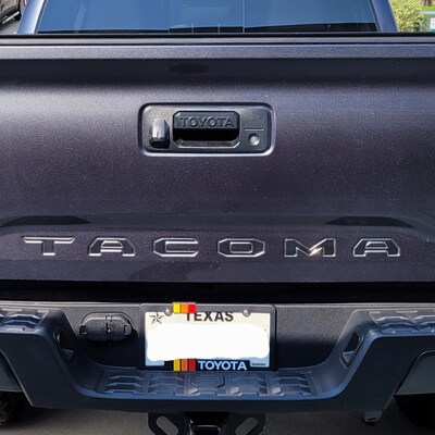 Vintage-toyota-retro-style-license-plate-frame-trd-offroad-tac - Etsy