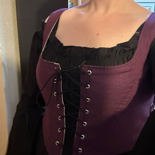 Silk Renaissance Ladies Bodice adina Bust 44-47 Inches Waist 36.5-39.5 ...