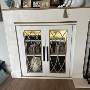 KITCHEN GRID INSERTS Drop in Cabinet Doors up to 16w X 32h Glass or ...