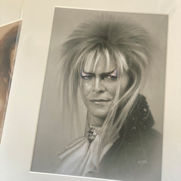 Limited Print of My Drawing of Jareth From Labyrinth - Etsy