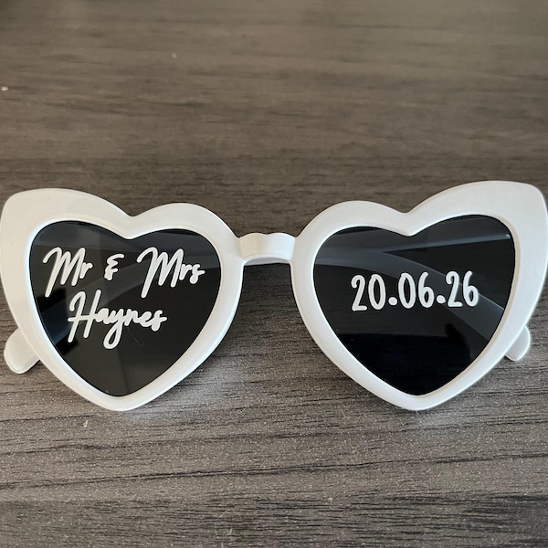 DIY STICKERS for Wedding SUNGLASSES| |wedding Personalised Sunglasses ...