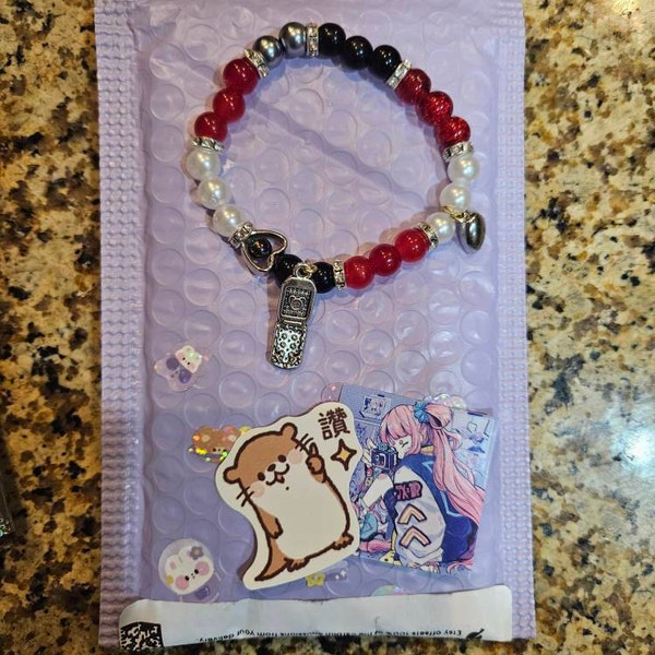 Satoru Gojo and Suguru Geto, Matching Beaded Bracelets Set of 2, Y2K ...