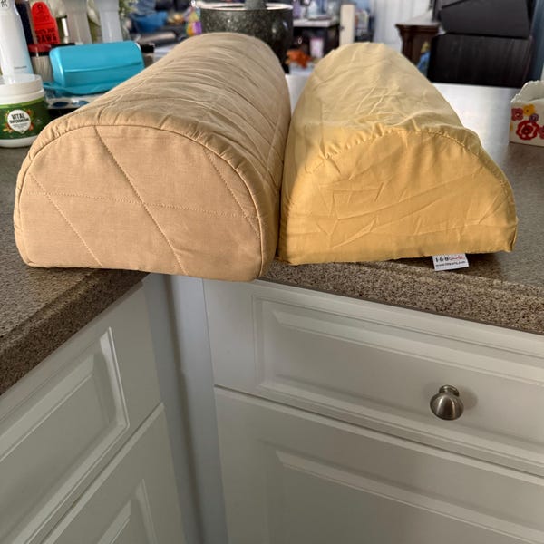 Water Proof Fabric Half Moon Pillow Cover Custom Made Half Moon Bolster ...