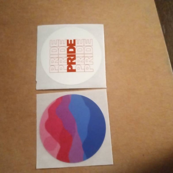 Subtle Bi Flag Sticker - Pride Sticker - Mountain Sticker - Laptop ...