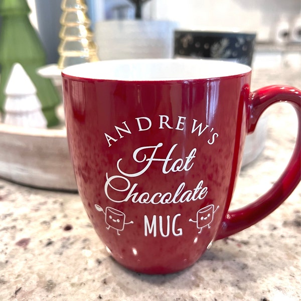 Personalized Hot Chocolate Mug, Family Mugs Personalized, Kids Hot ...