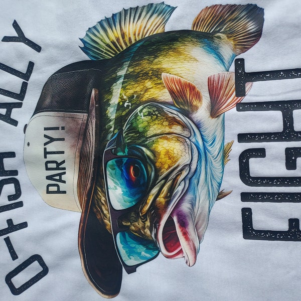 O-fish-ally Eight Personalized Fishing Birthday Shirt ANY AGE, Bday T ...