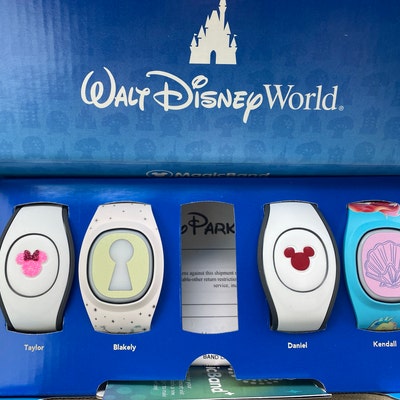 NOT for MB Frozen Ice Castle Christmas Magic Band 2.0 Decal Skin Wrap ...