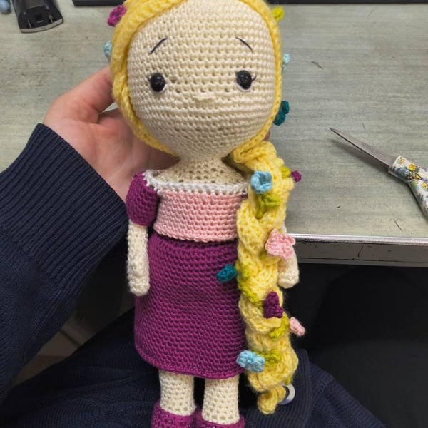 Crochet Pattern Rapunzel (english Pattern) - Etsy