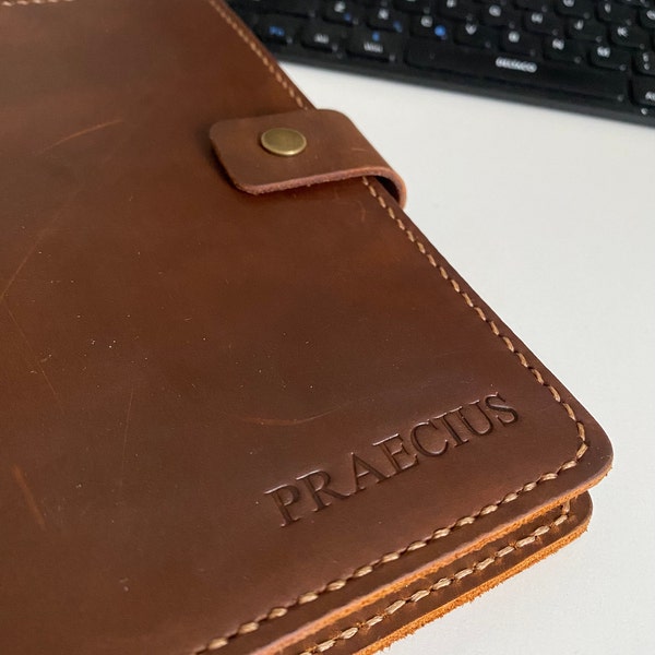 Refillable Personalized Leather Cover With 2025 ~ 2026 Planner, 2026 ...