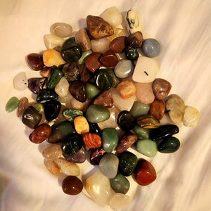 Assorted Mix Tumbled Stones: SMALL MEDIUM or LARGE Sizes - Etsy